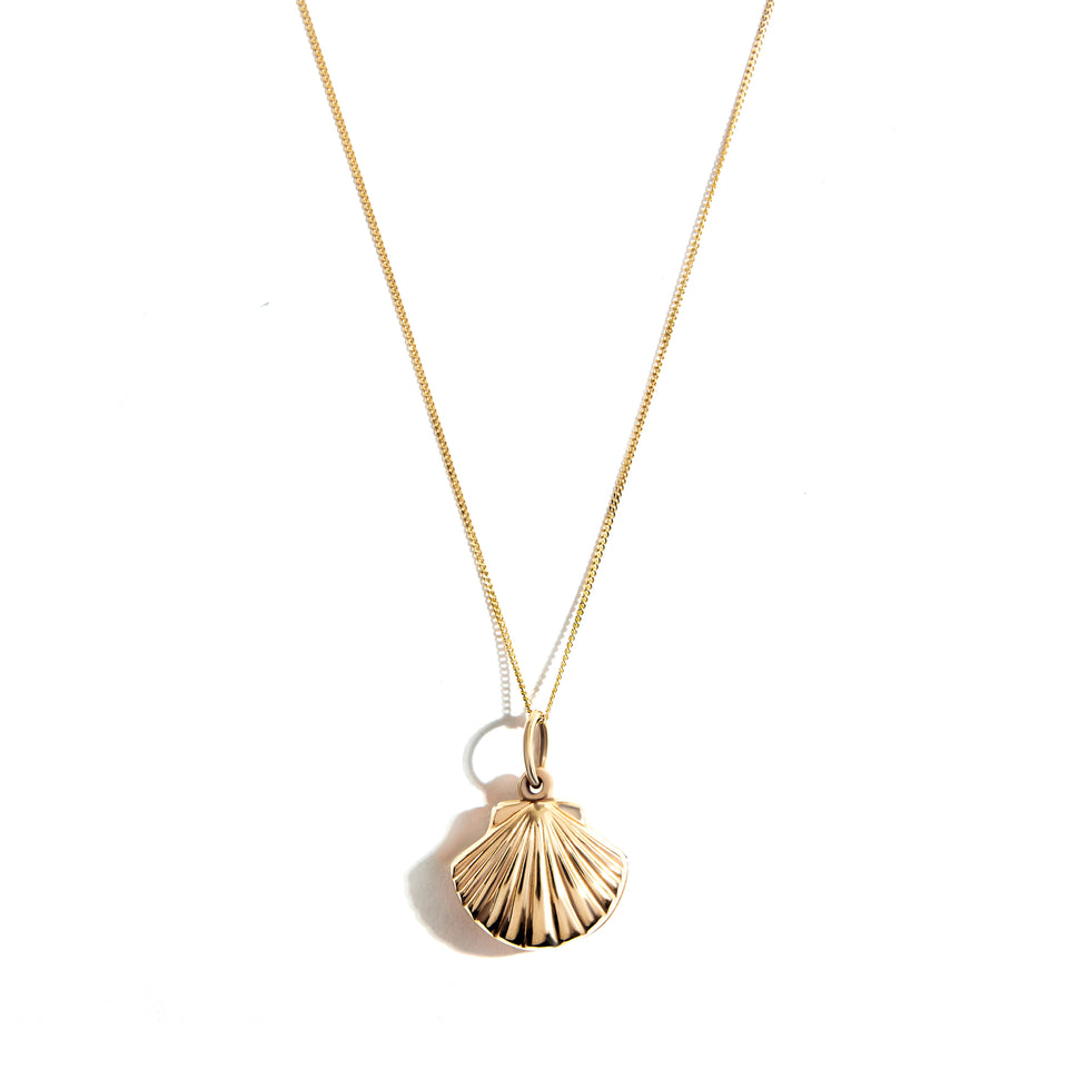 9ct Yellow Gold Oyster Shell Slide Locket – Seoidín