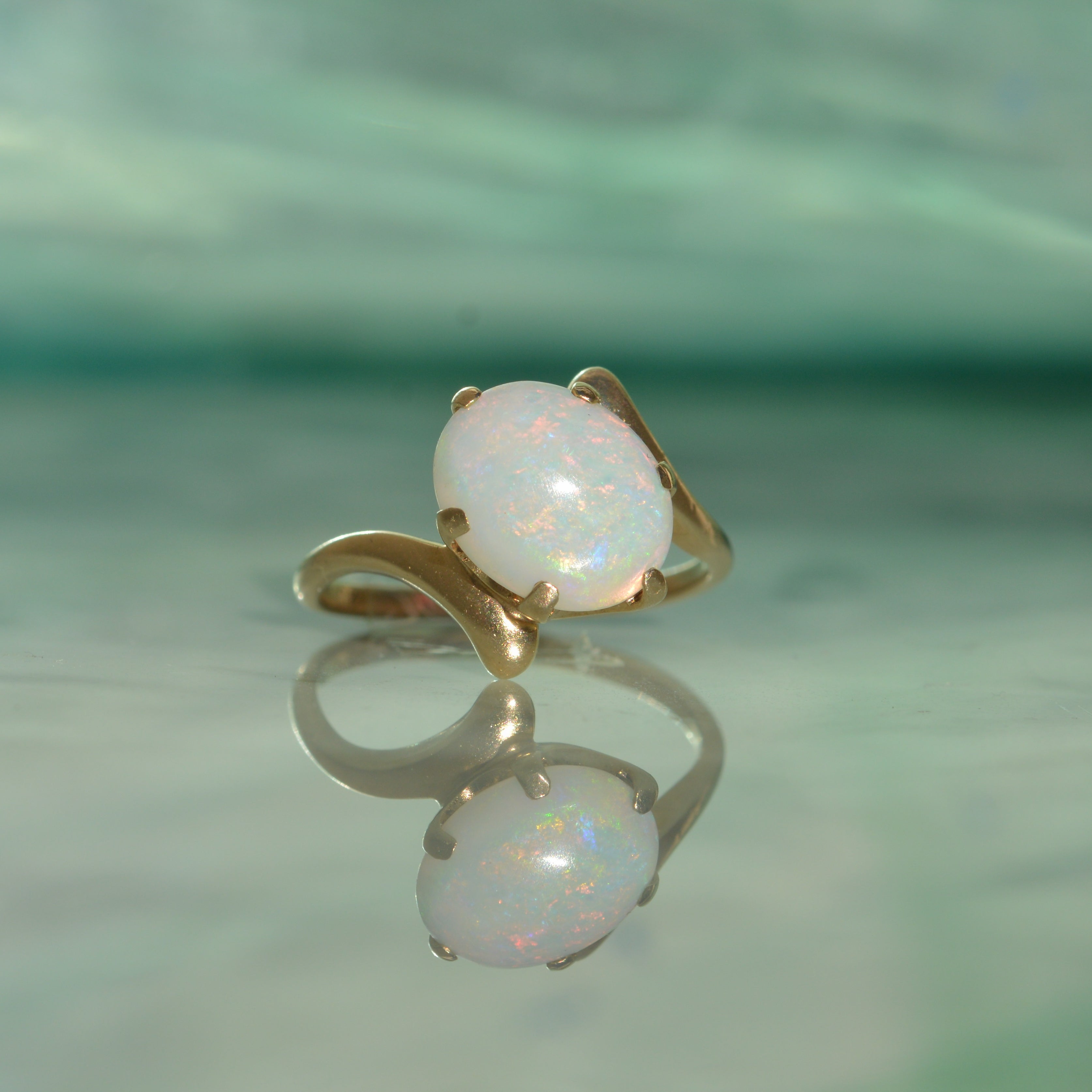 10ct Large Opal Ring – Seoidín