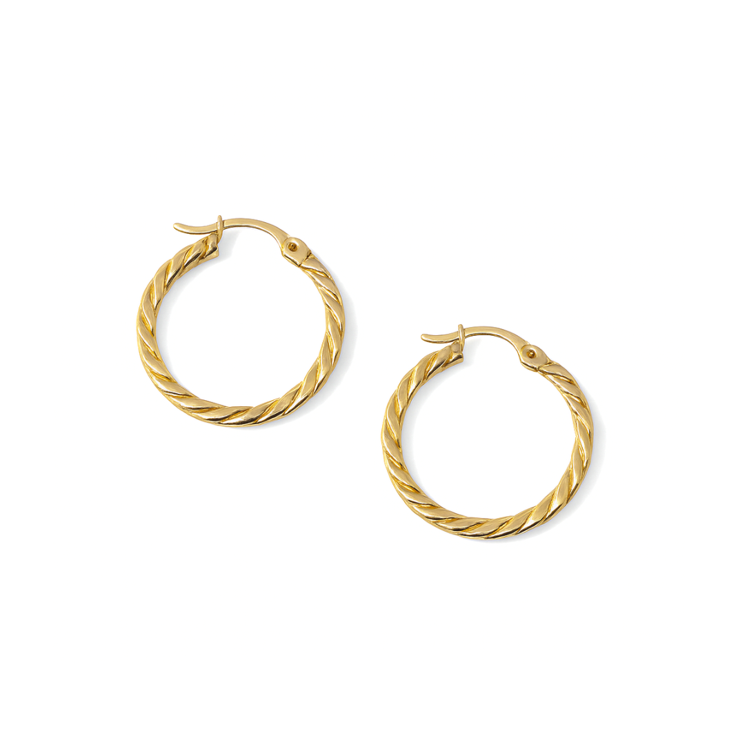 Flat Twist Hoop – Seoidín